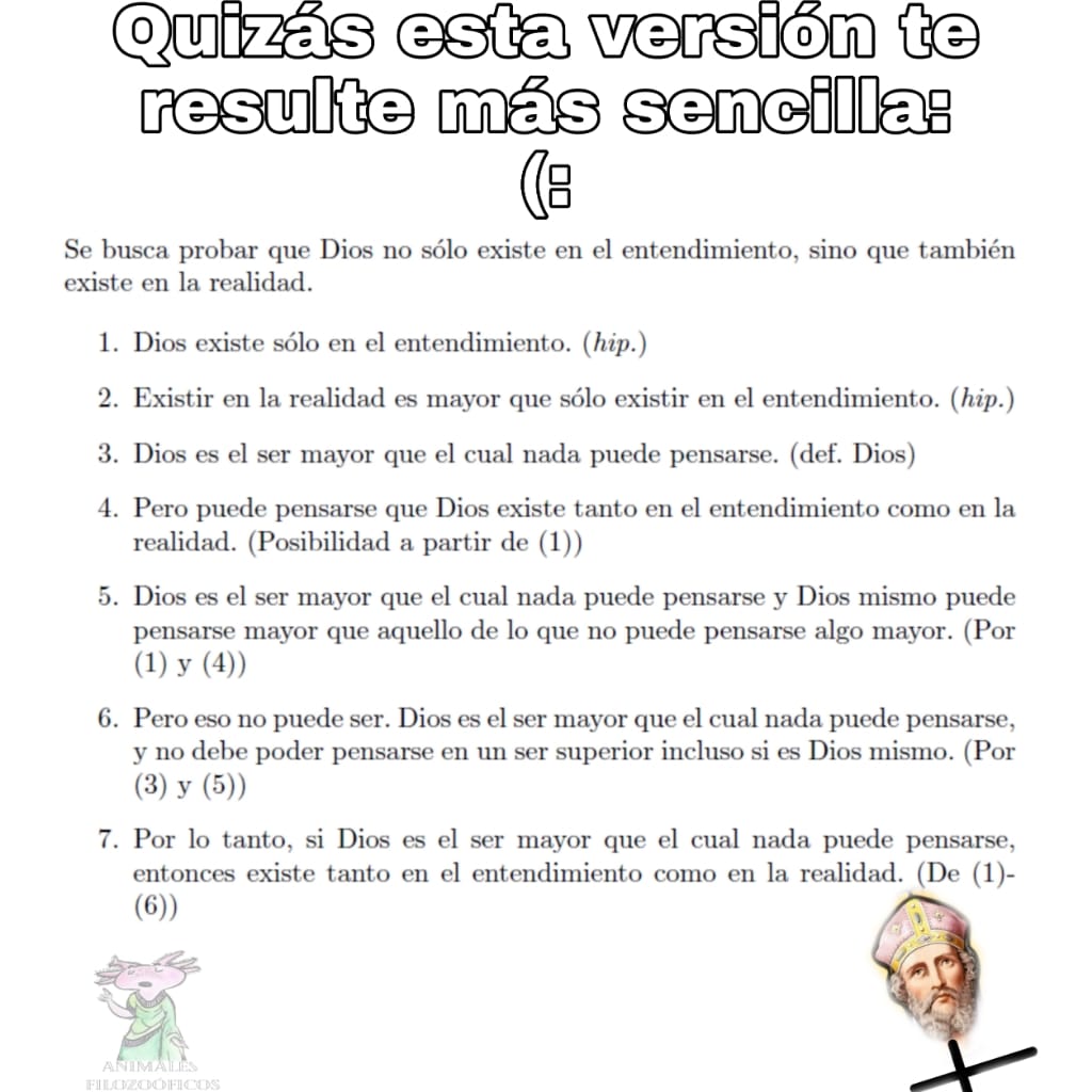 San Anselmo y su argumento ontológico :: Animales Filozoóficos
